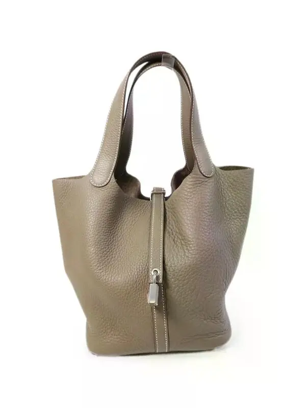 Hermès Picotin Mm Leather Tote Bag - Neutrals