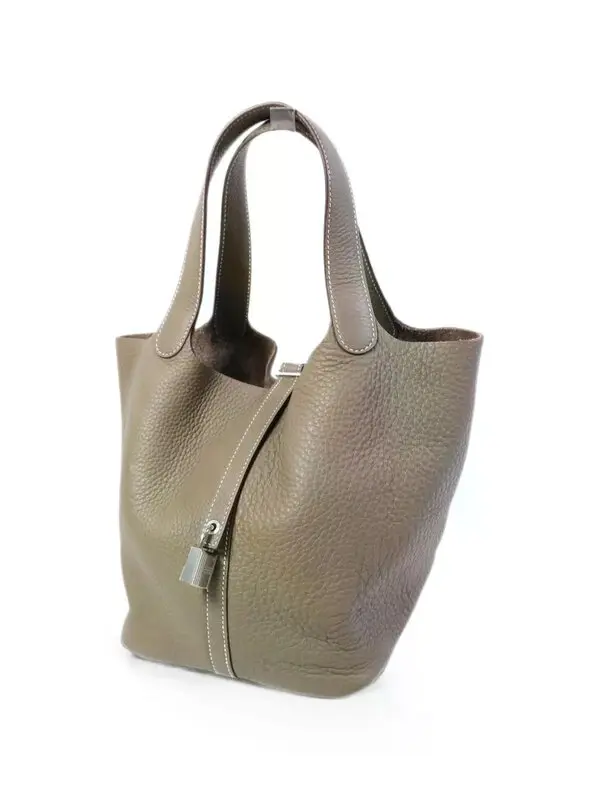 Hermès Picotin Mm Leather Tote Bag - Neutrals