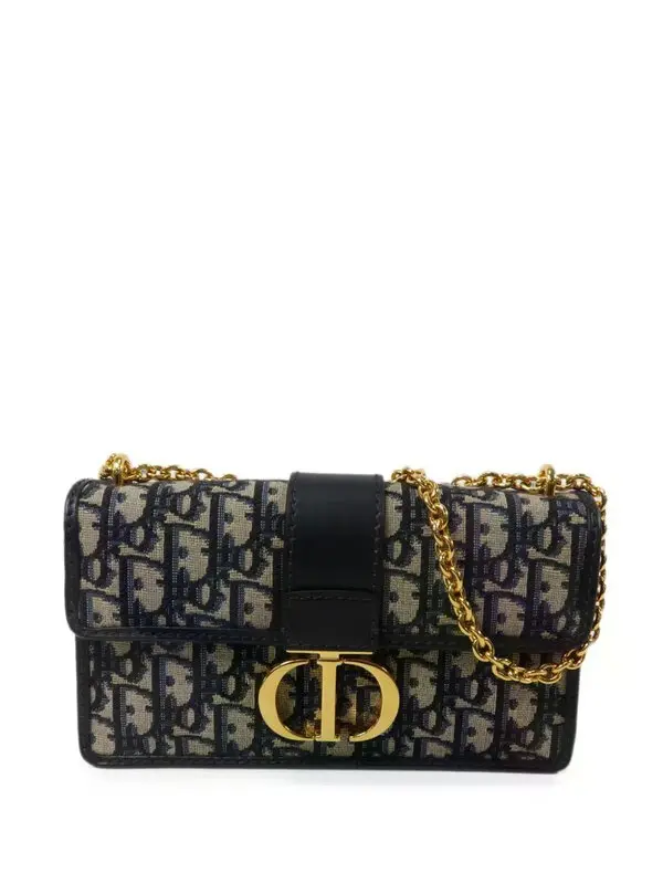 Dior 30 Montaigne East-west Chain Bag - Blue