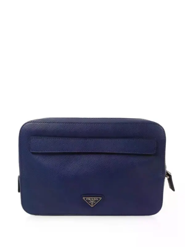 Prada Saffiano Leather Clutch Bag
