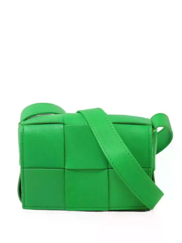 Bottega Veneta Mini Cassette Crossbody Bag - Green