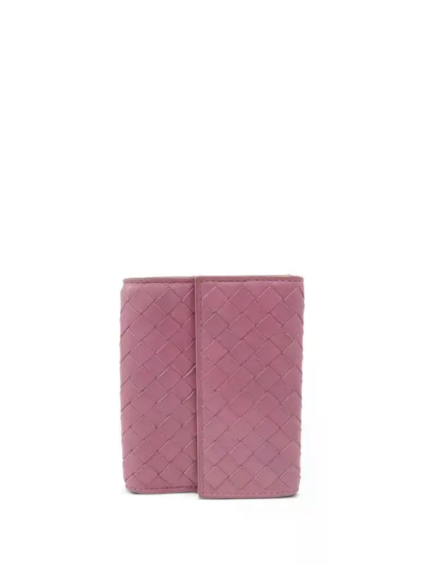 Bottega Veneta Intrecciato Wallet - Pink
