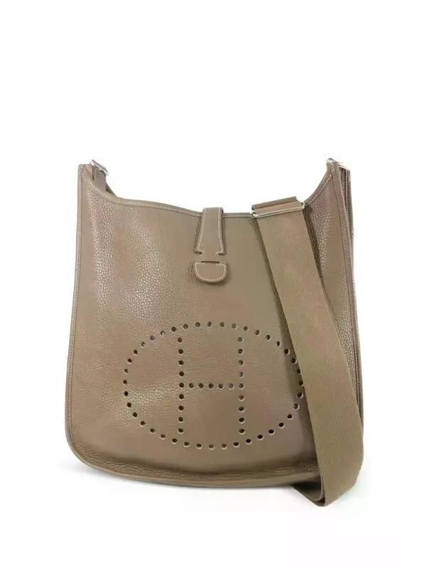Hermès 2015 Gm Evelyne Leather Shoulder Bag - Brown