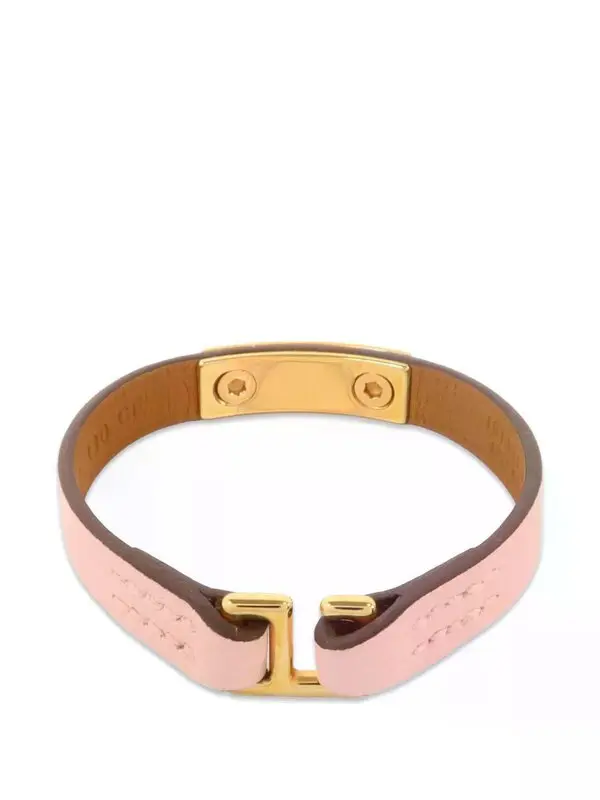 Hermès And Gold-tone Mini Rive Bangle Bracelet