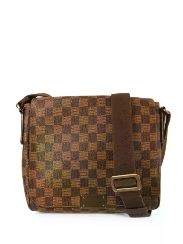 LOUIS VUITTON Pm District Damier Ebene Messenger Bag