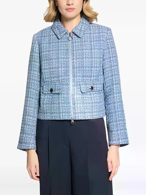 BETTY BARCLAY Tweed Zip-up Jacket