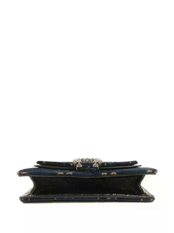 Gucci Dionysus Gg Supreme Velvet Shoulder Bag