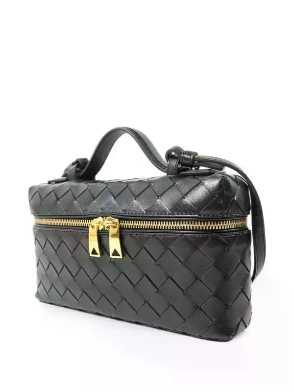 Bottega Veneta Intrecciato Bang Bang Shoulder Bag - Black