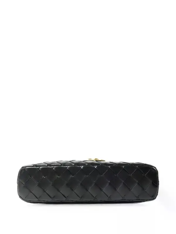 Bottega Veneta Intrecciato Bang Bang Shoulder Bag - Black