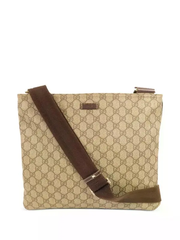 Gucci Gg Supreme Shoulder Bag - Neutrals