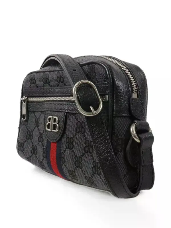 Balenciaga X Gucci Bb Monogram Shoulder Bag