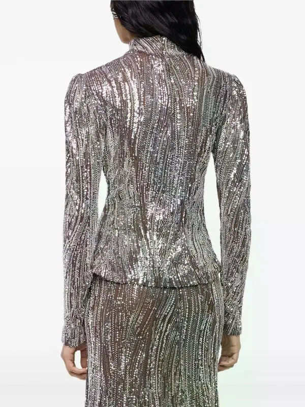 Rabanne Sequin-embellished Top