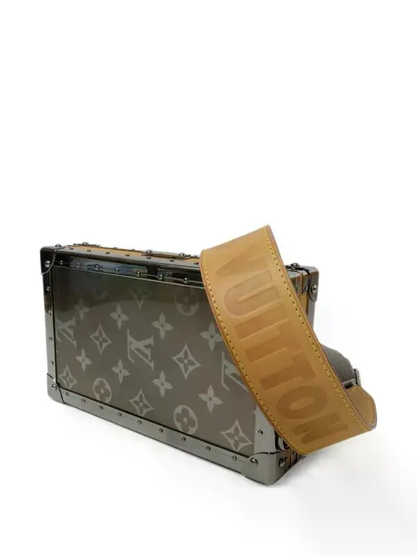 LOUIS VUITTON Monogram Titanium Trunk Wallet Shoulder Bag