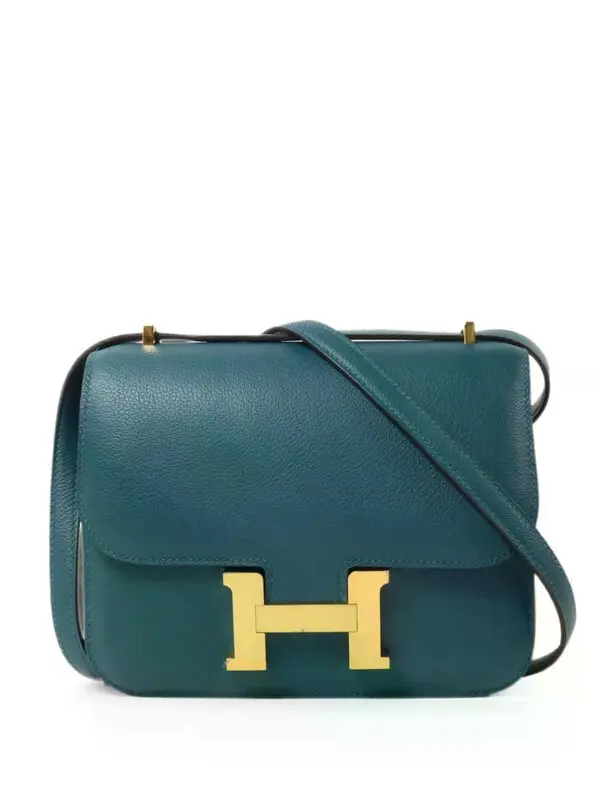 Hermès Mini Constance Shoulder Bag - Blue