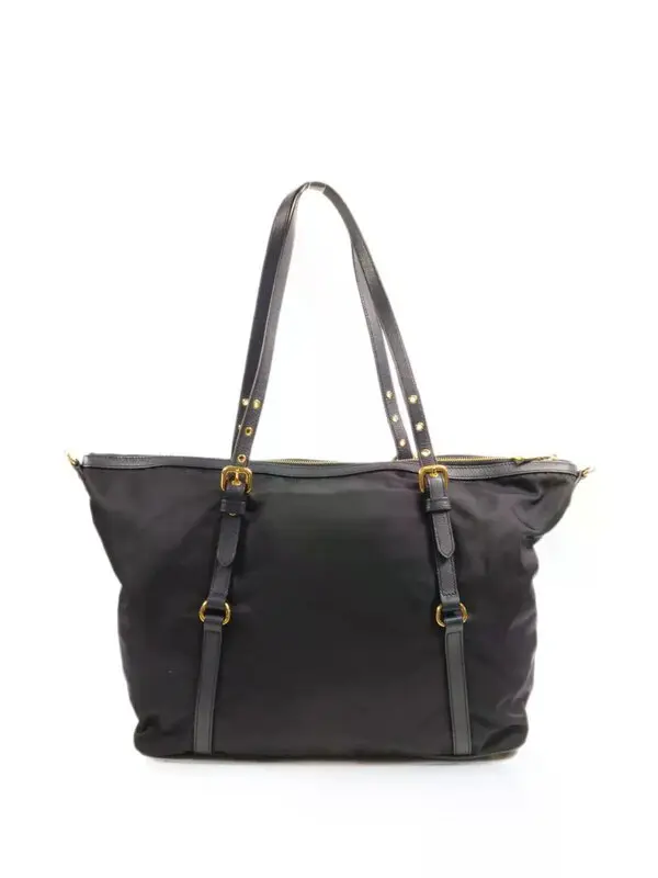 Prada Tessuto Tote Bag - Blue