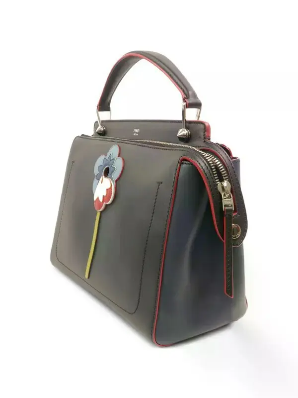 Fendi Dotcom Floral-appliqué Tote Bag