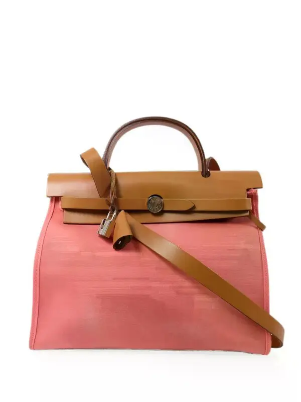 Hermès 2015 Pm Herbag 2way Tote Handbag - Pink