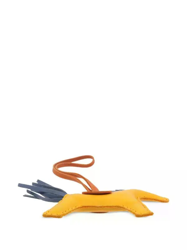 Hermès Pm Rodeo Horse Charm - Yellow