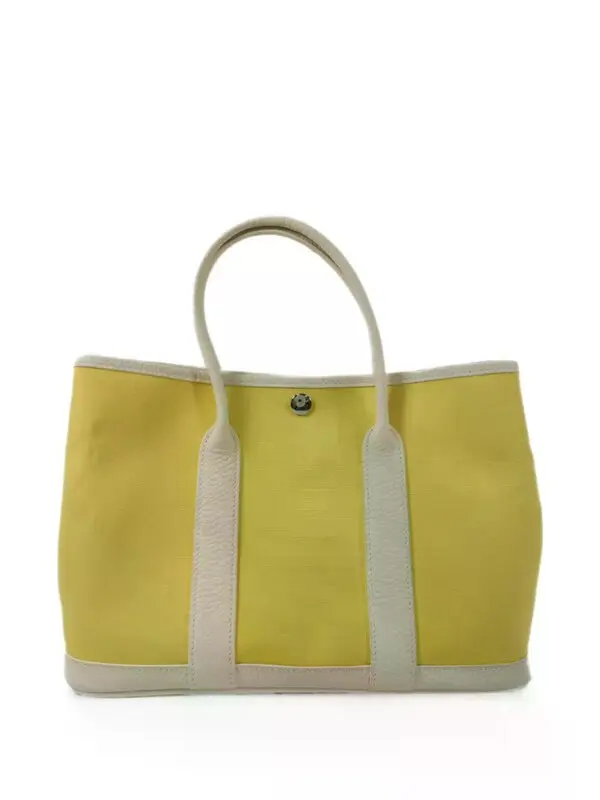 Hermès 2015 Tpm Garden Party Tote Bag - Yellow