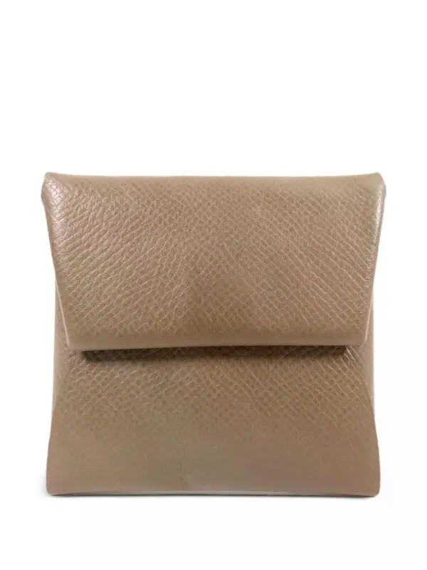 Hermès 2023 Bastia Coin Purse - Neutrals