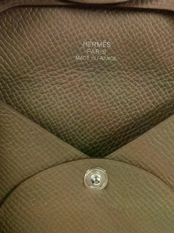 Hermès 2023 Bastia Coin Purse - Neutrals