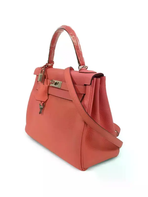 Hermès 28 Kelly Leather Tote Bag - Pink
