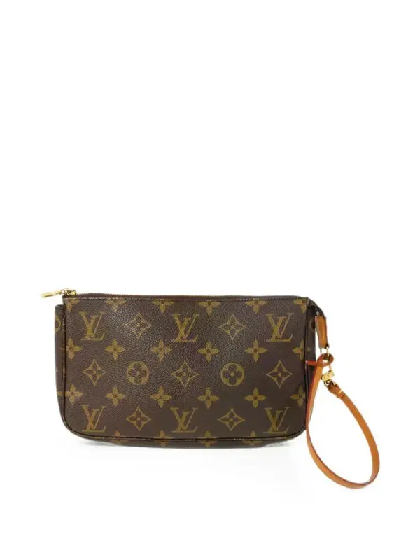 LOUIS VUITTON Monogram Pochette Accessoires Clutch Bag