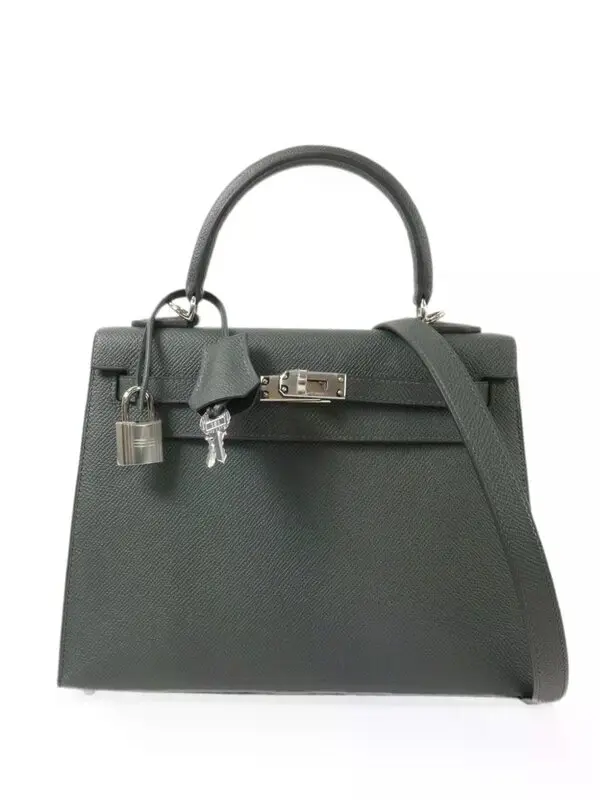 Hermès 2025 Kelly 25 Epsom Tote Bag - Grey
