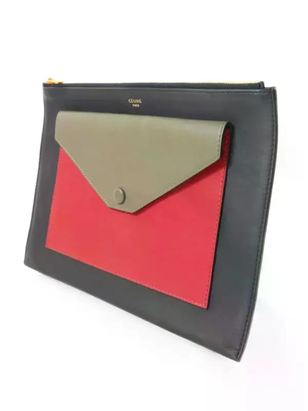 Celine Envelope-pocket Clutch Bag