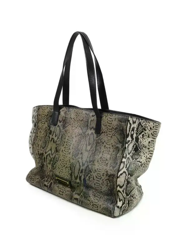 Marc Jacobs Snake-print Leather Tote Bag