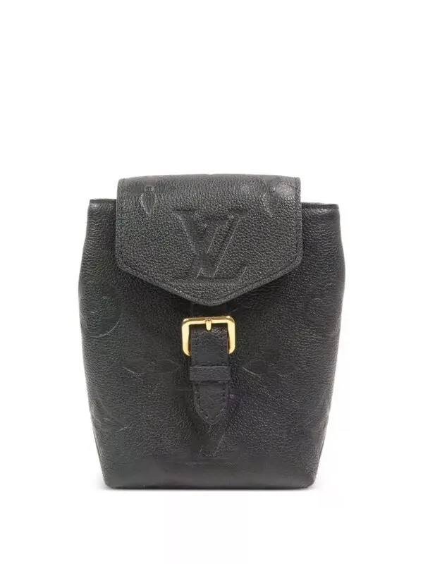 LOUIS VUITTON Monogram Empreinte Backpack - Black