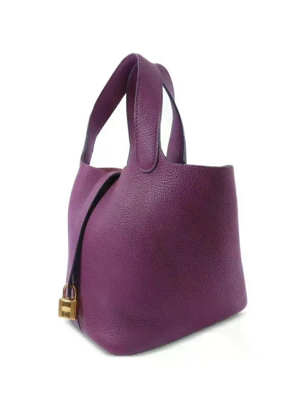 Hermès Taurillon Maurice Picotin Lock Tote Bag - Purple