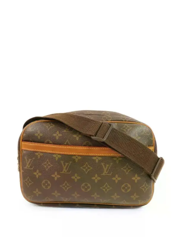 LOUIS VUITTON Pm Monogram Reporter Shoulder Bag - Brown