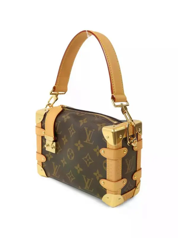 LOUIS VUITTON Pm Monogram Side Trunk Tote Bag - Brown