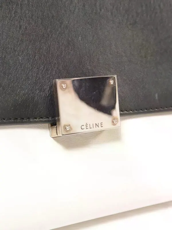 Celine Medium Trapeze Two-way Handbag - Black