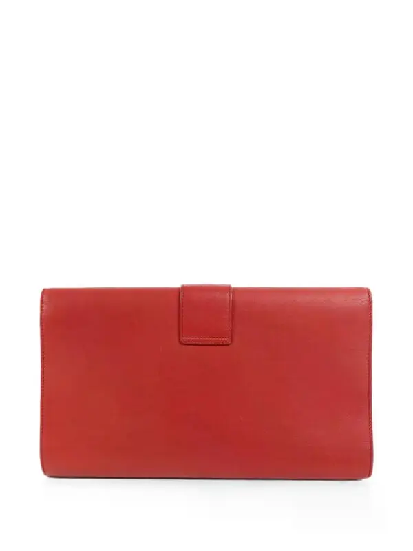 Saint Laurent Chyc Clutch Bag - Red