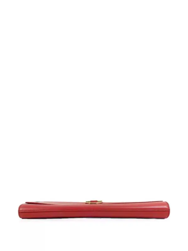 Saint Laurent Chyc Clutch Bag - Red