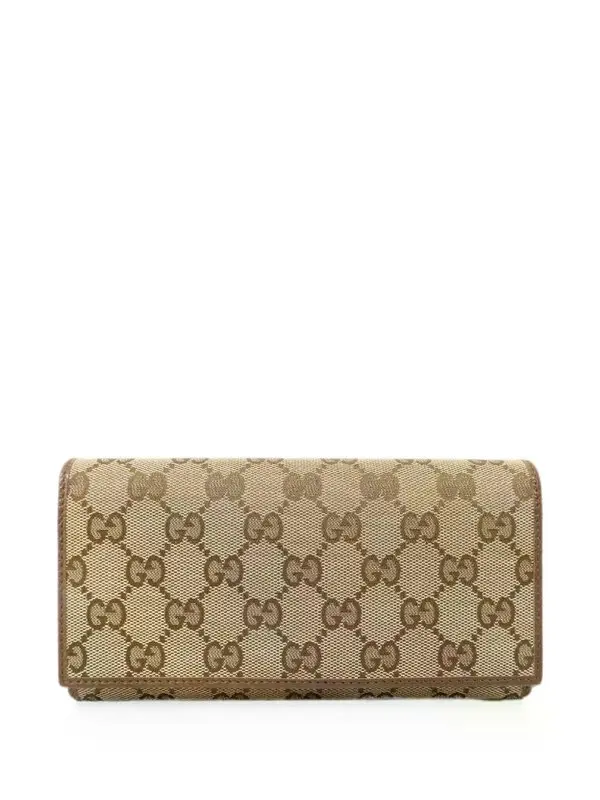 Gucci Gg Supreme Long Wallet