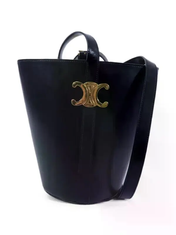 Celine Triomphe Plaque Bucket Bag