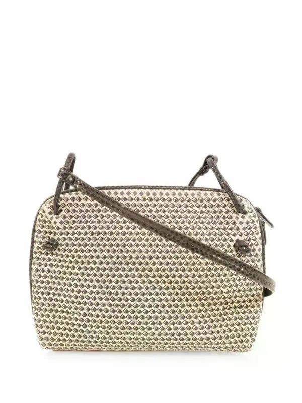 Bottega Veneta Woven-design Cross-body Bag - Neutrals