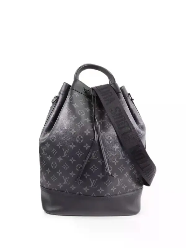 LOUIS VUITTON Maxi Eclipse Noe Tote Bag - Black