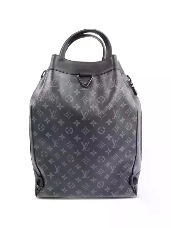 LOUIS VUITTON Maxi Eclipse Noe Tote Bag - Black