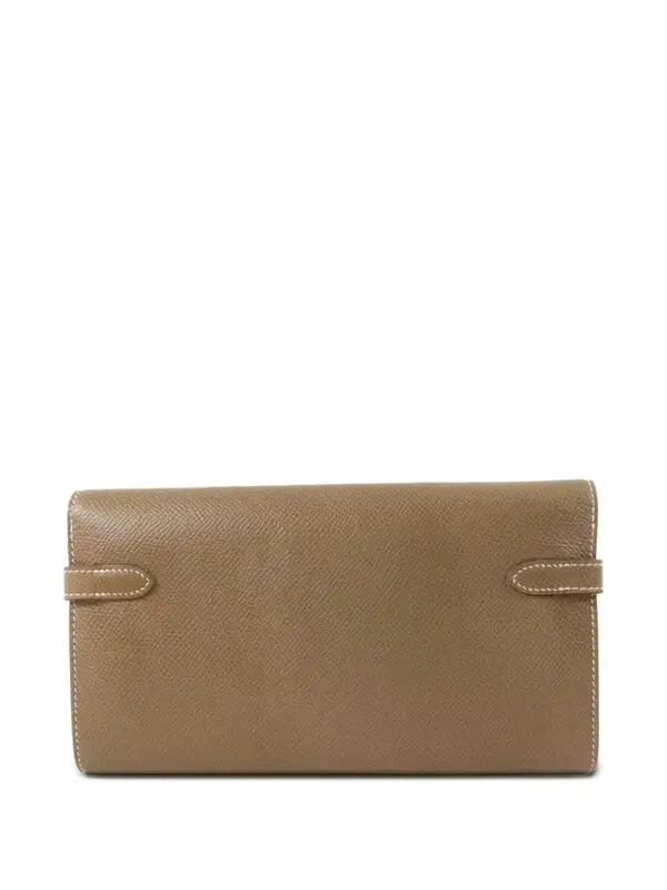 Hermès Kelly Epsom Long Wallet - Neutrals