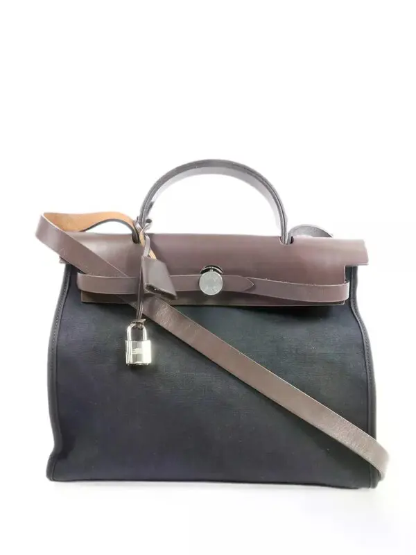 Hermès Pm Herbag Two-way Shoulder Bag - Black