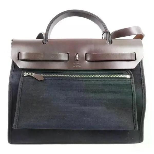 Hermès Pm Herbag Two-way Shoulder Bag - Black