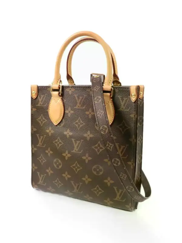 LOUIS VUITTON Sac Plat Bb Monogram Canvas Tote Bag