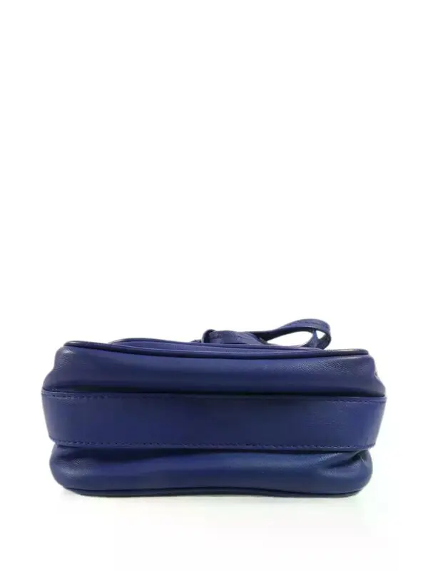 Bottega Veneta Mini Intrecciato Crossbody Bag - Blue