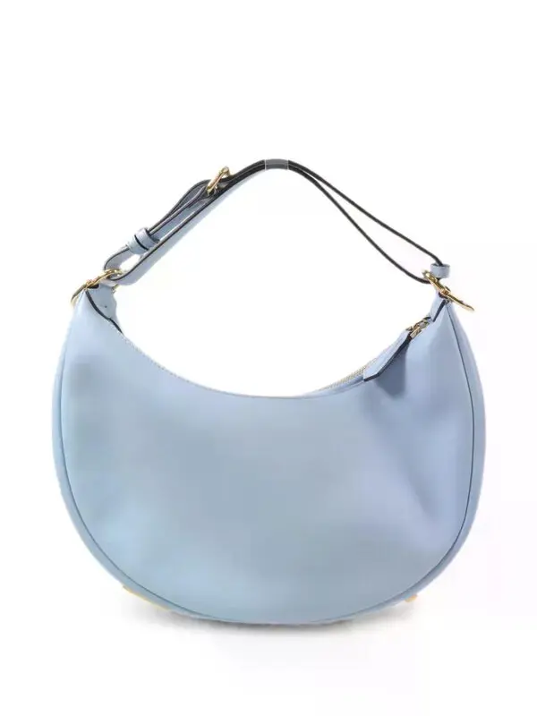 Fendi Fendigraphy Lettering Shoulder Bag - Blue