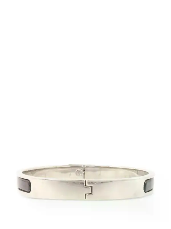 Hermès Mini Clic Kelly Bangle Bracelet - Silver