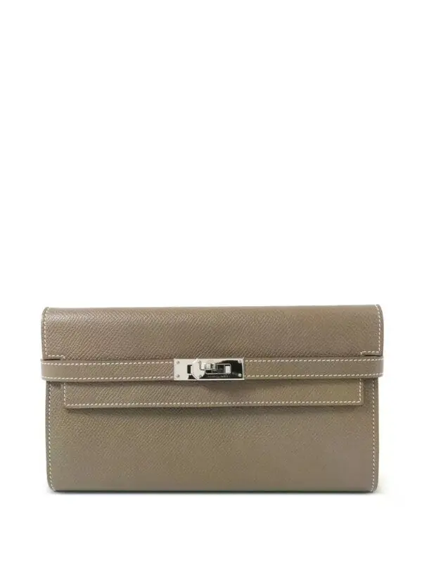 Hermès 2017 Kelly Epsom-leather Wallet - Neutrals